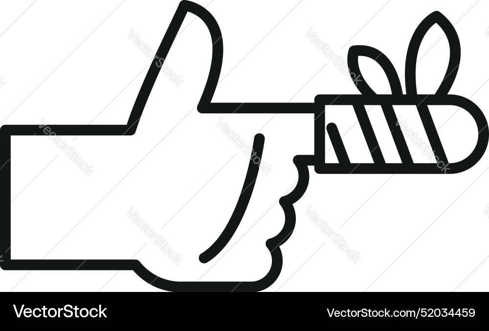 Hand holding party popper celebrating event Vector Image