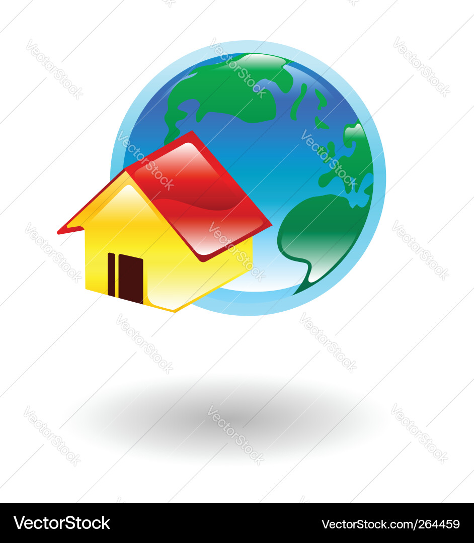 Home Royalty Free Vector Image - VectorStock