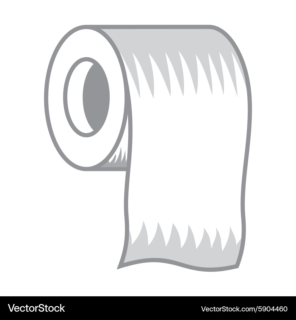 Toilet paper icon3 resize Royalty Free Vector Image