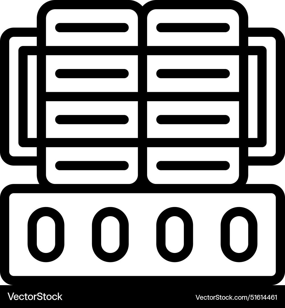 Data center icon Royalty Free Vector Image - VectorStock Data center icon Royalty Free Vector Image - VectorStock