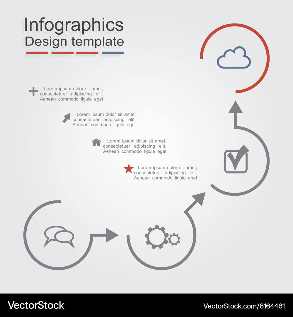 Infographic report template layout Royalty Free Vector Image