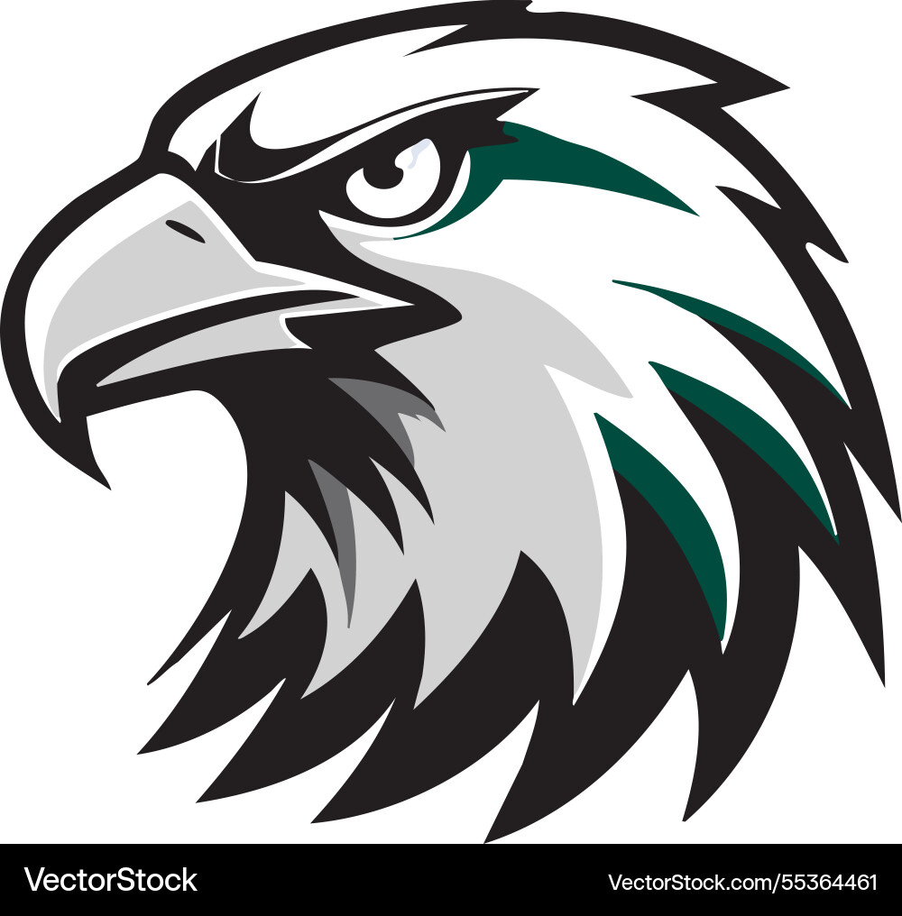 Philadelphia Eagles Logo Royalty Free Vector Image