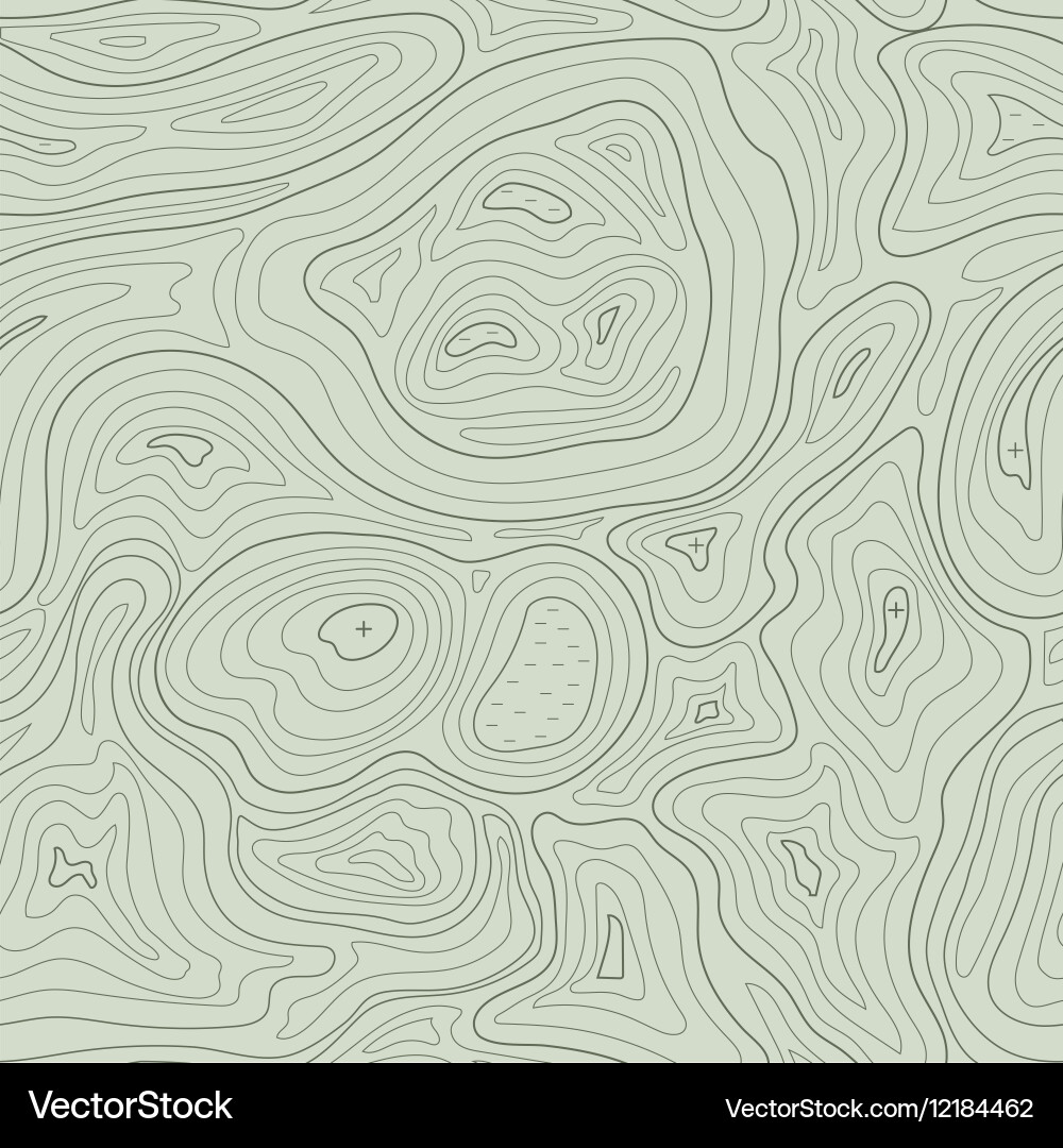 Earth relief map seamless pattern element Vector Image