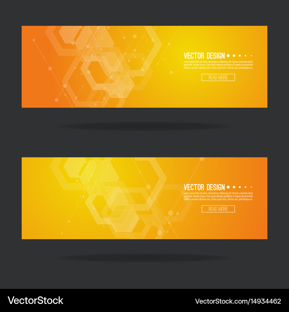 Futuristic Technology Header Royalty Free Vector Image