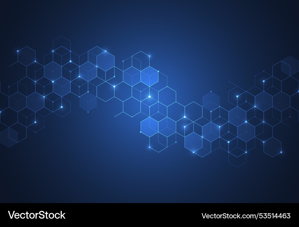 Abstract science template background technology Vector Image