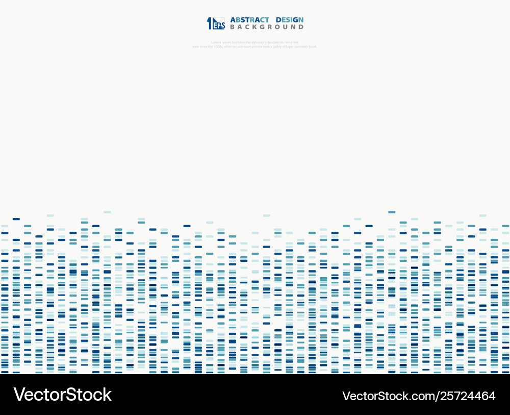 Abstract blue geometric square pattern sound Vector Image