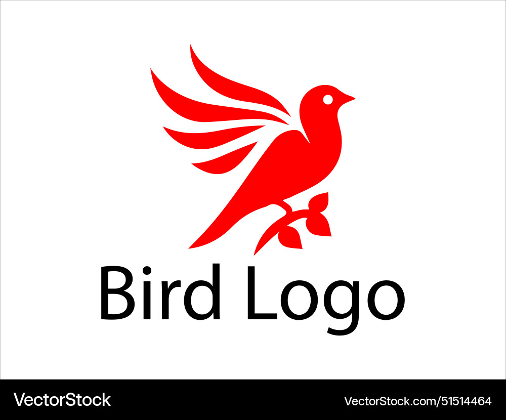 Bird logo Royalty Free Vector Image - VectorStock