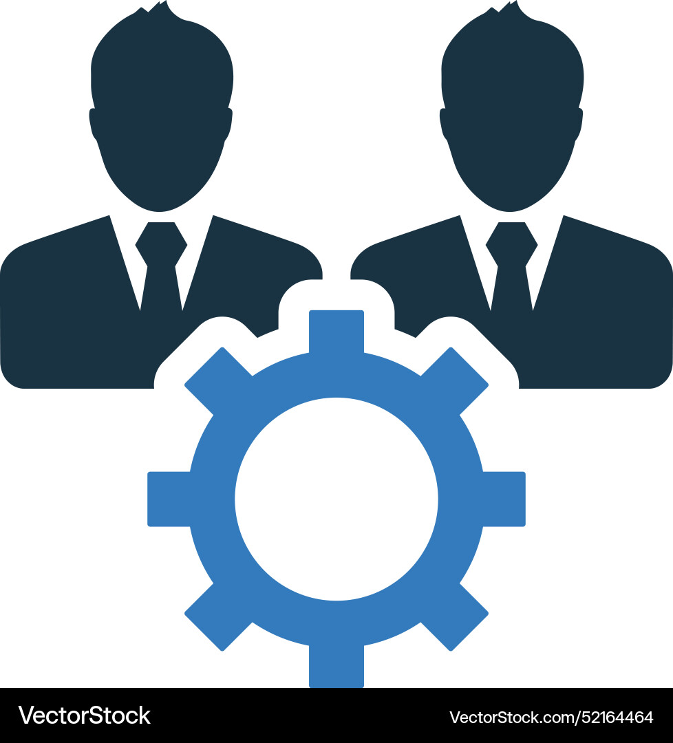 Employee management icon Royalty Free Vector Image