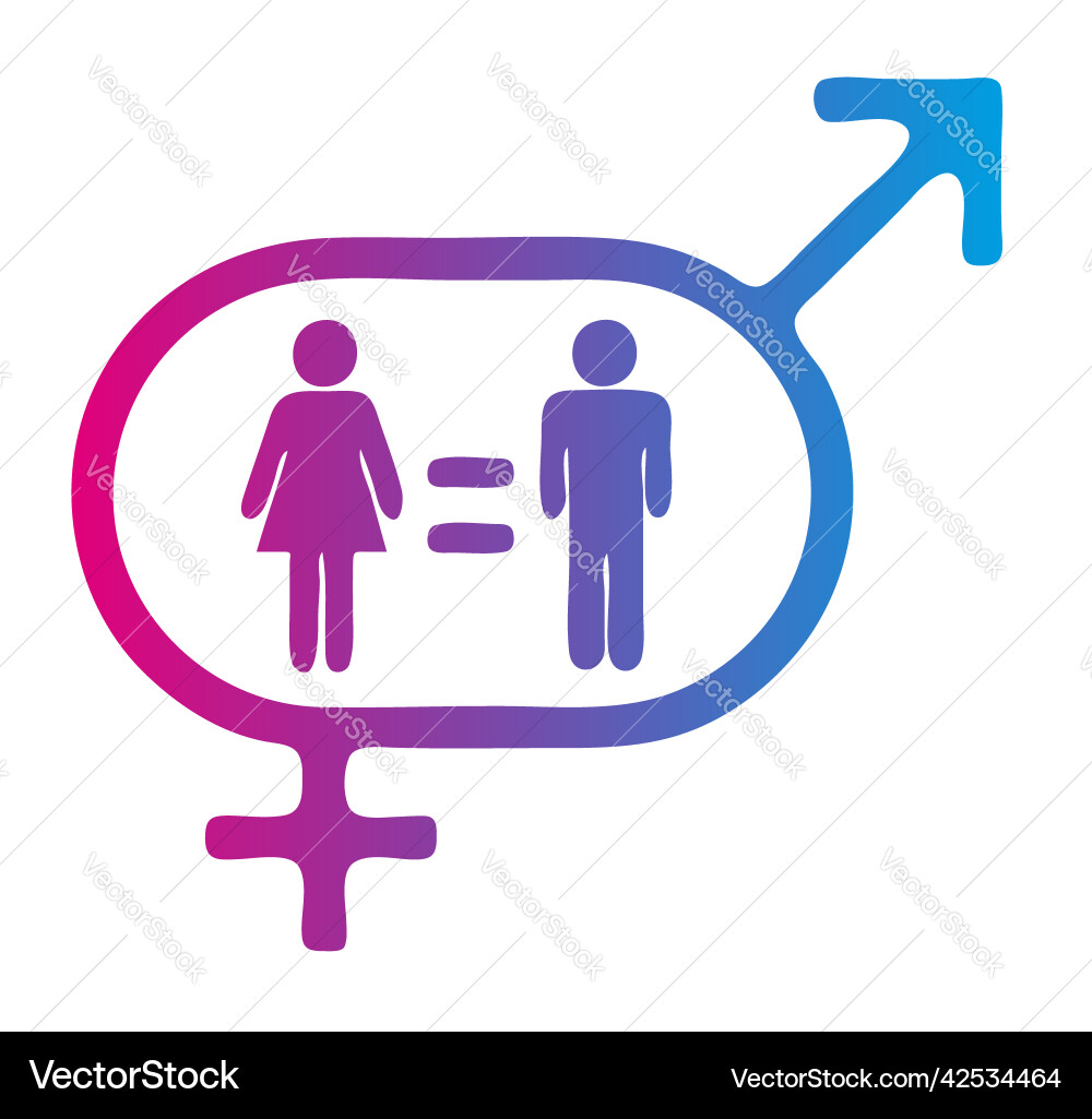 Gleichstellungszeichen Lizenzfreies Vektorbild