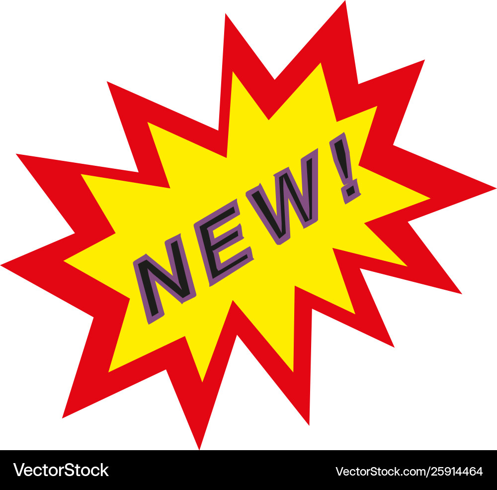 Sign new icon Royalty Free Vector Image - VectorStock