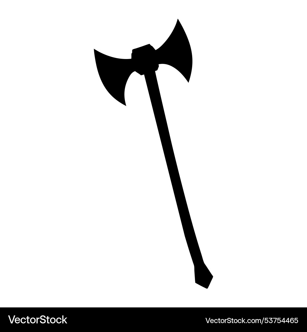 Axe silhouette Royalty Free Vector Image - VectorStock