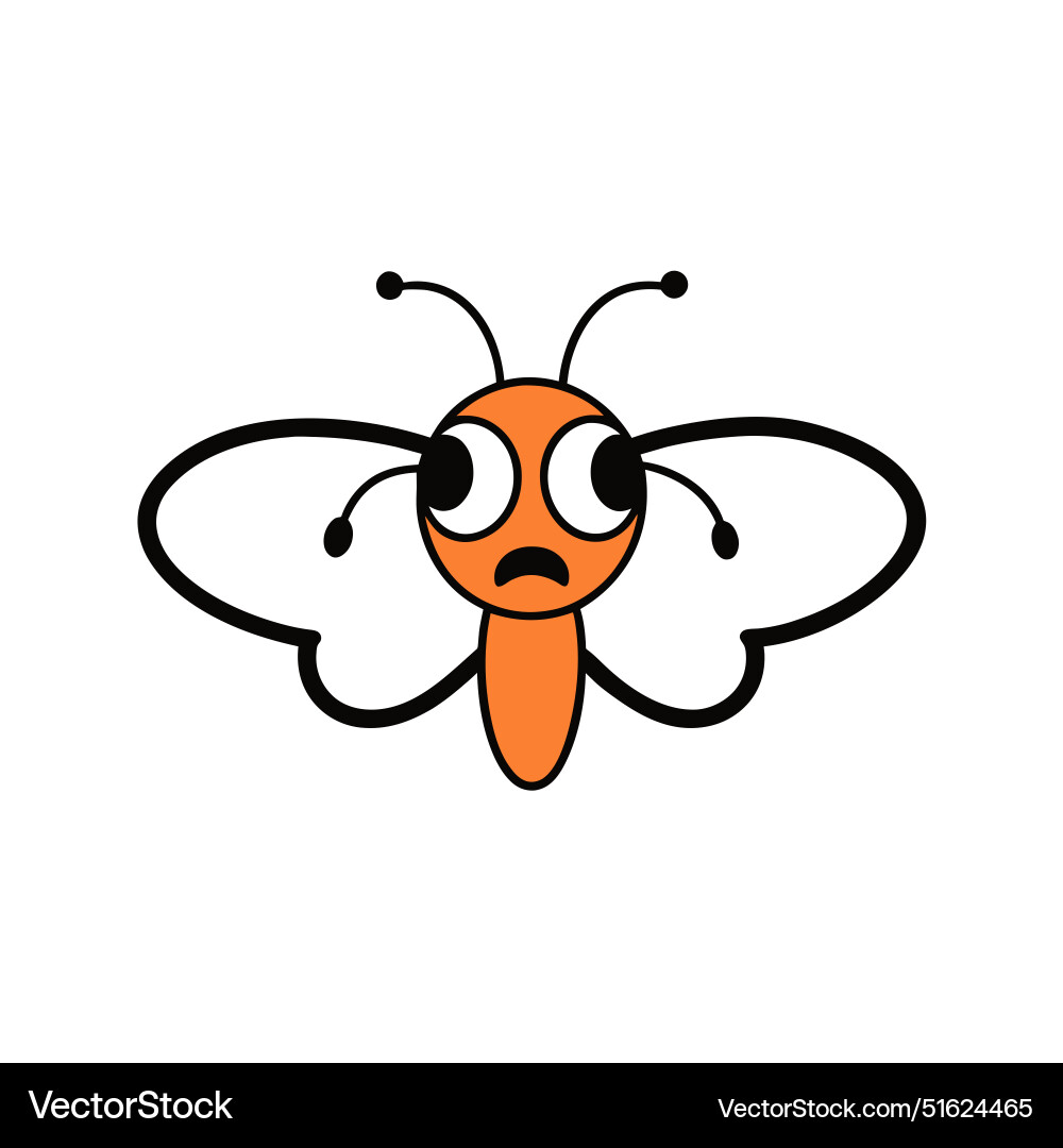 Butterfly cries icon Royalty Free Vector Image