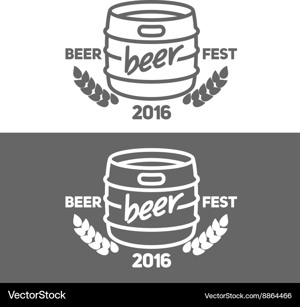 Alcohol Fass Ikone Lizenzfreies Vektorbild - VectorStock