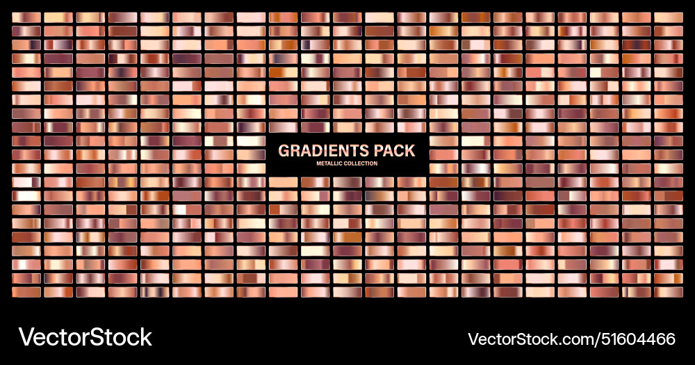Bronze copper orange glossy gradient metal foil Vector Image