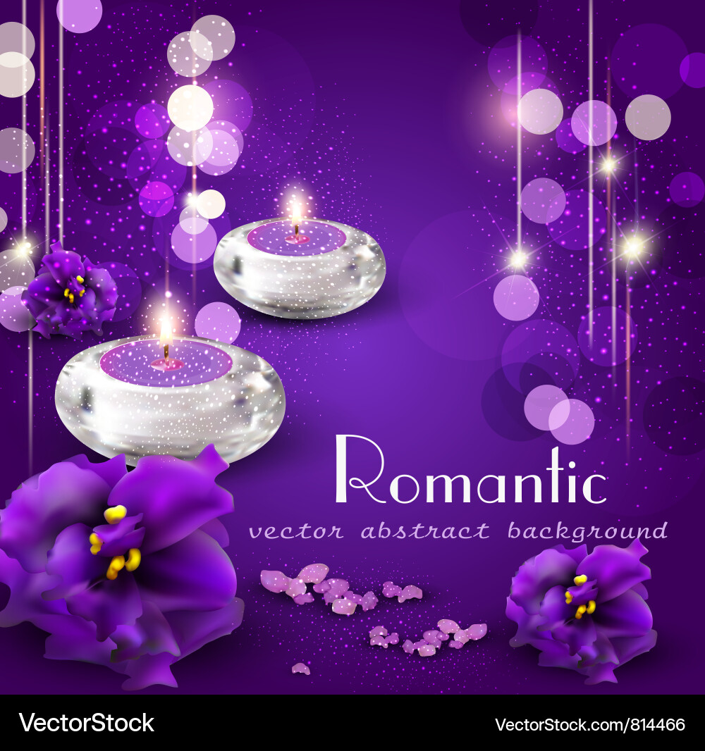 Romantic background Royalty Free Vector Image - VectorStock