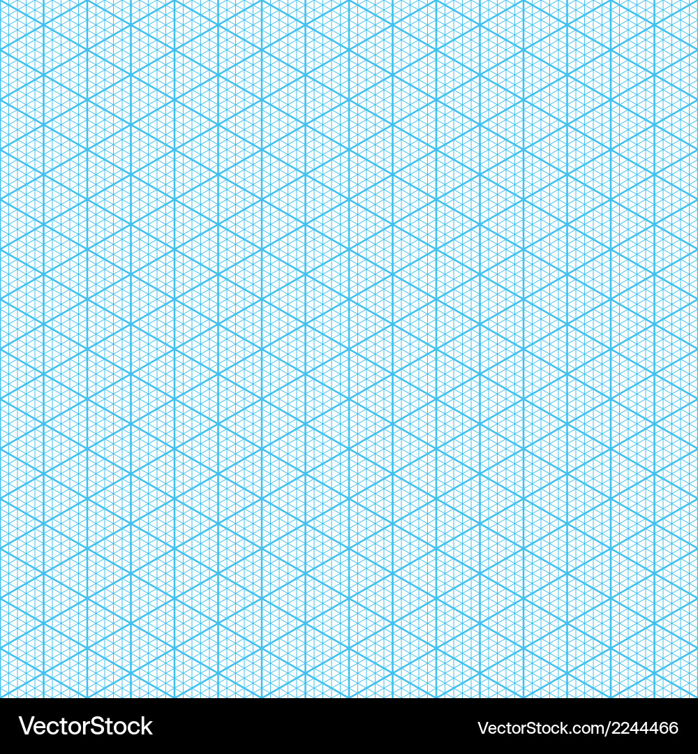 Seamless isometric graph paper Royalty Free Vector Image