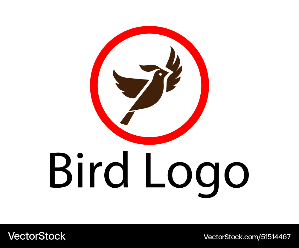 Bird logo Royalty Free Vector Image - VectorStock