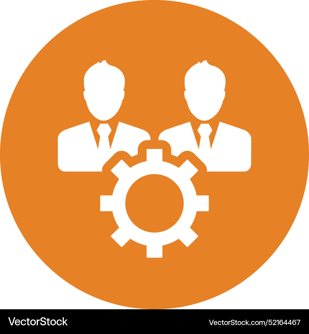 Employee management icon Royalty Free Vector Image