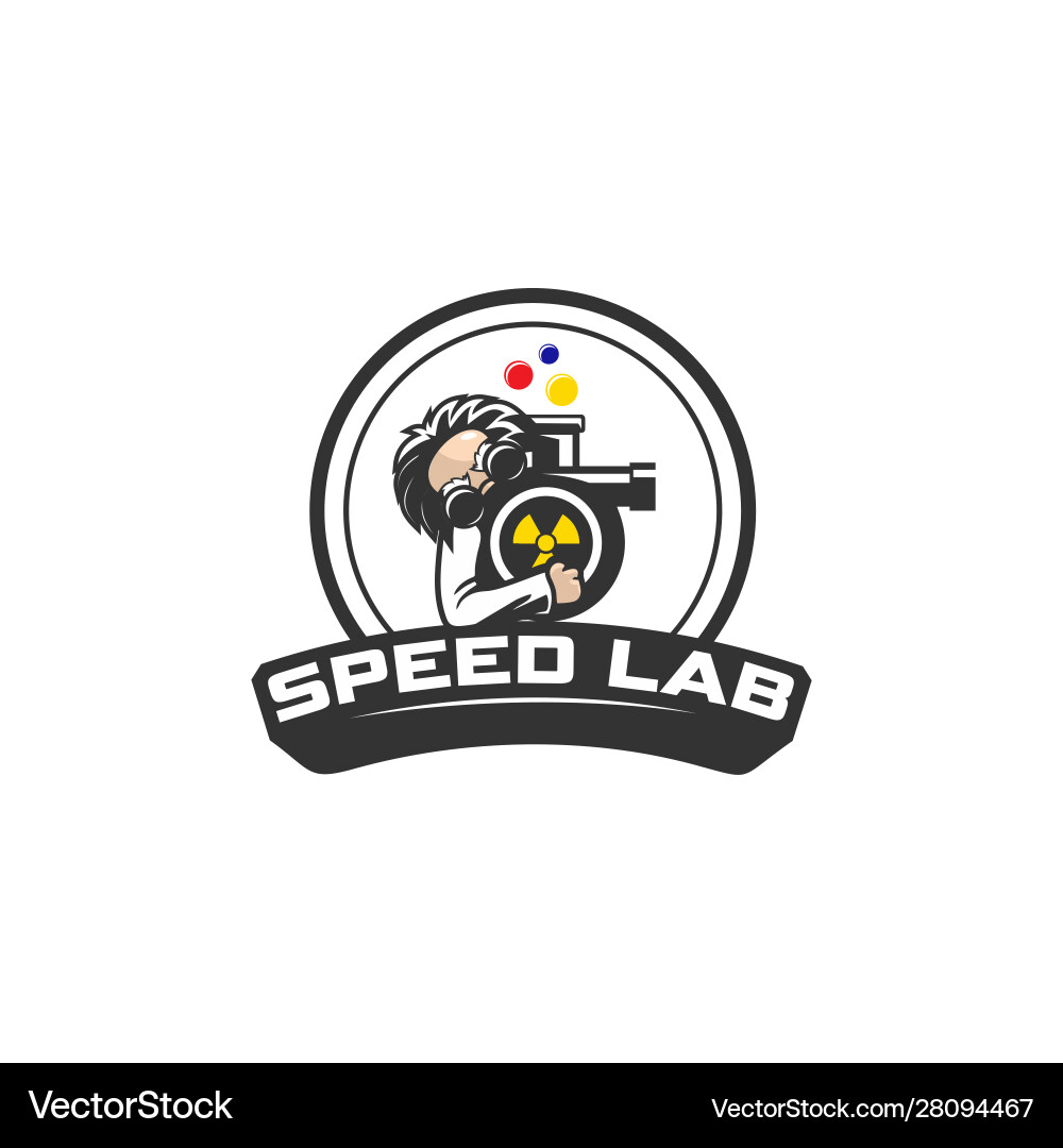 Speed lab Royalty Free Vector Image - VectorStock