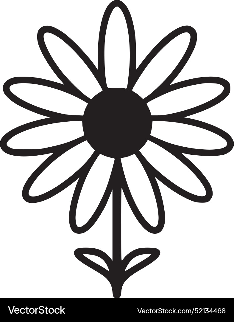 Daisy - high quality logo ideal for t-shirt Vector Image