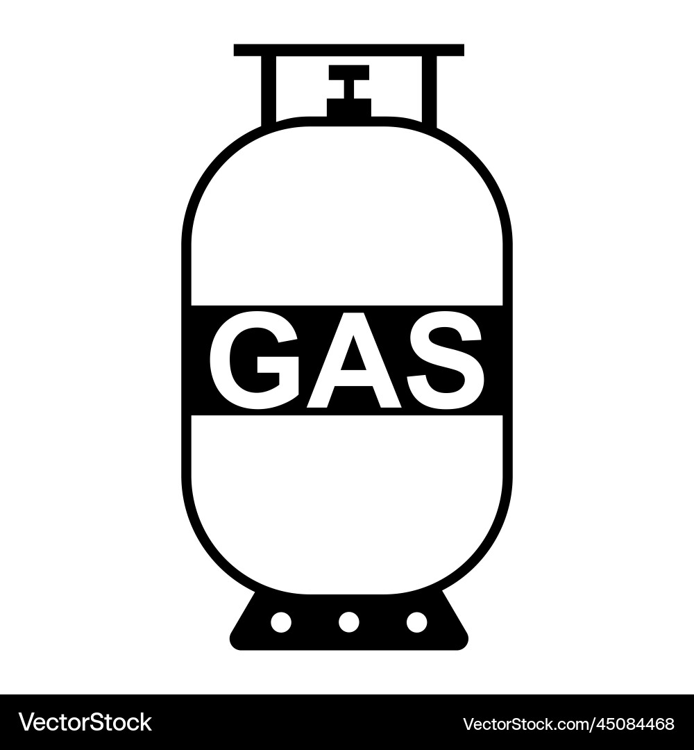 Gas Cylinder Icon Royalty Free Vector Image - VectorStock