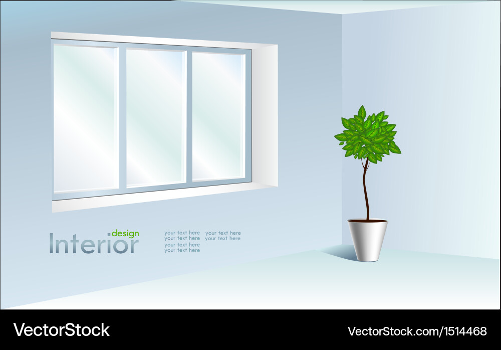 Interior design Royalty Free Vector Image - VectorStock