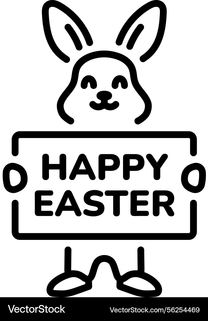 Happy easter Royalty Free Vector Image - VectorStock