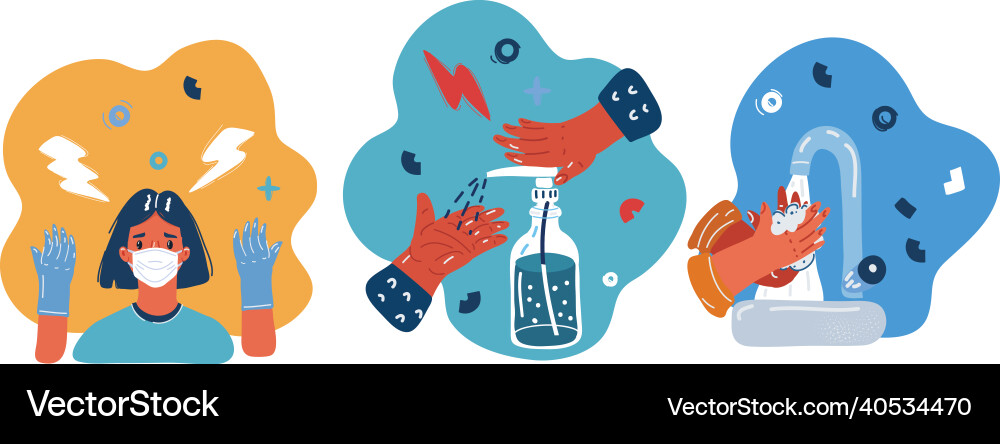 Hygiene promotion Royalty Free Vector Image - VectorStock