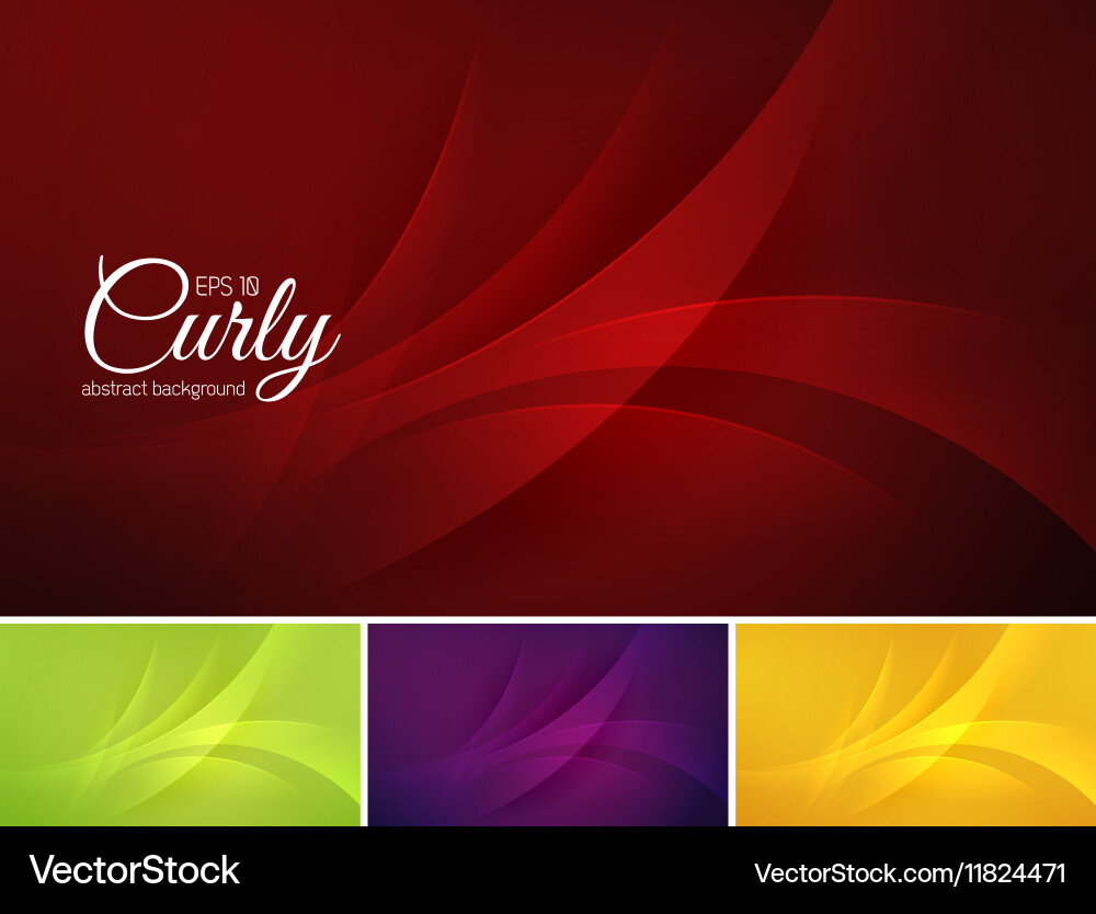 Abstract Curly Background Royalty Free Vector Image