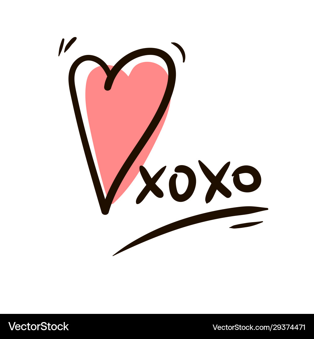 Hugs and kisses icon isolated Royalty Free Vector Image