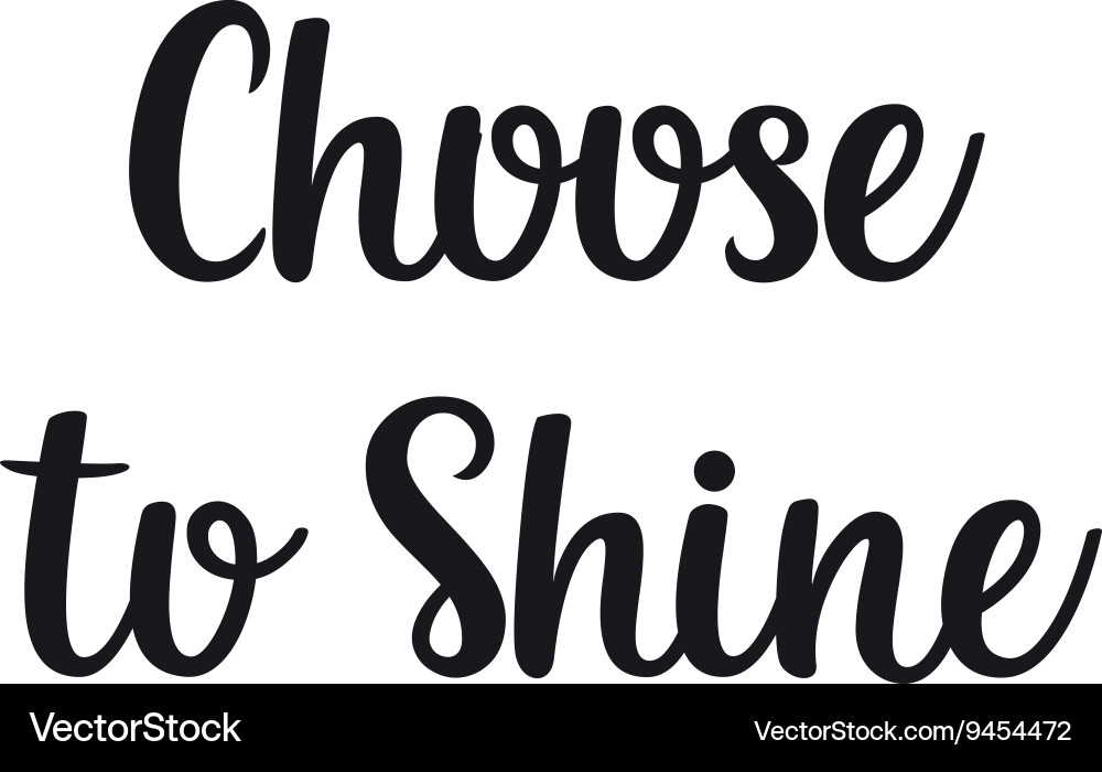 Hand drawn lettering poster Royalty Free Vector Image