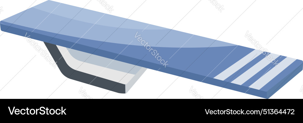 Isometric gymnastics balance beam Royalty Free Vector Image