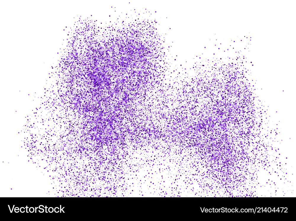 Purple explosion of confetti Royalty Free Vector Image