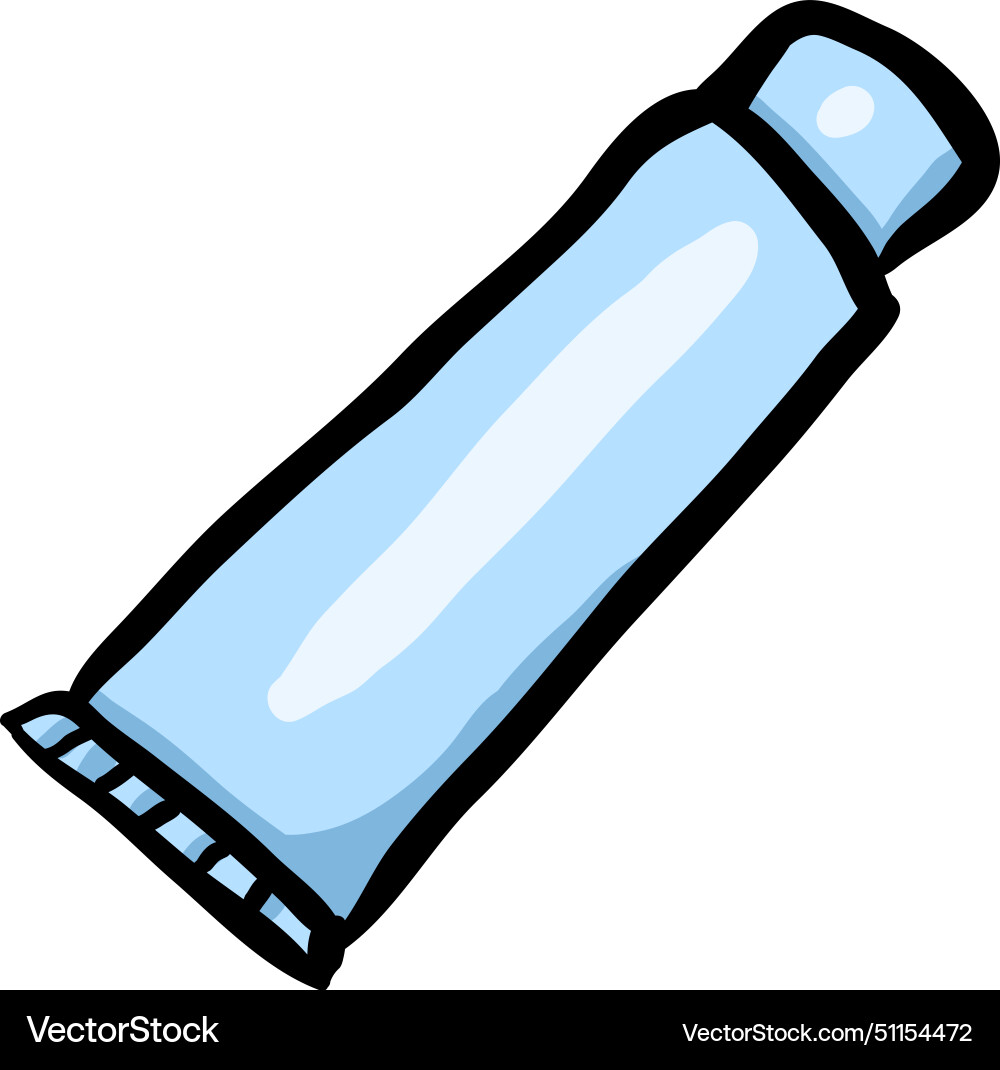 Tooth paste - hand drawn doodle icon Royalty Free Vector