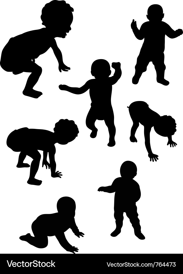 First steps 2 Royalty Free Vector Image - VectorStock