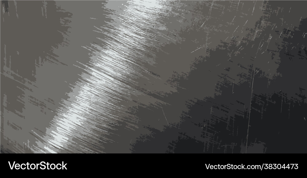 Scratched metal surface vintage scratch Royalty Free Vector