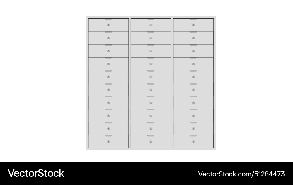 White locker on the background Royalty Free Vector Image