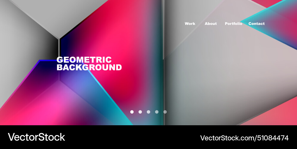 Metal triangles with colorful bright Royalty Free Vector