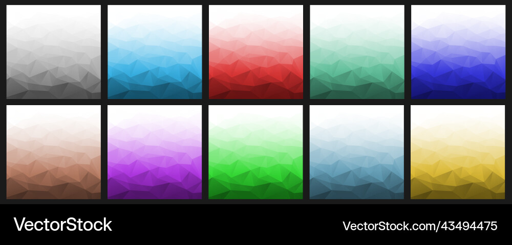 Abstract gradient geometric backgrounds Royalty Free Vector