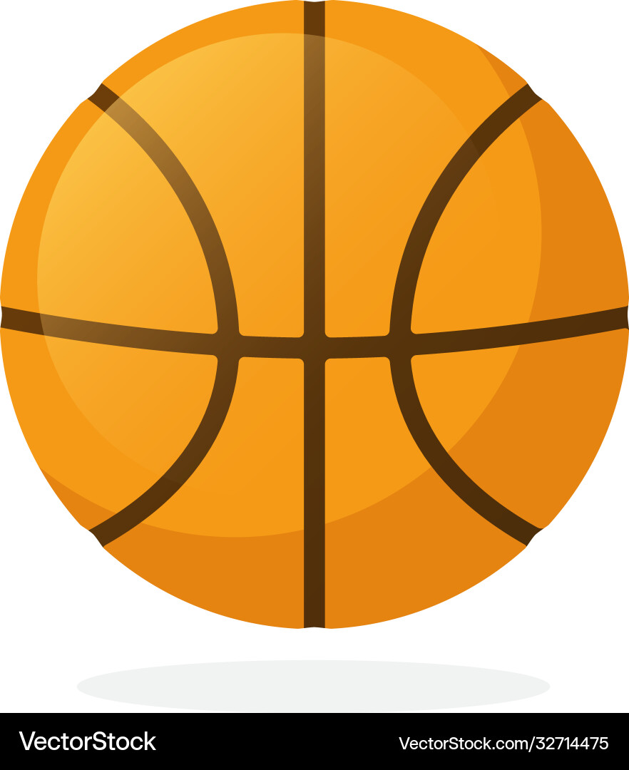 Basketball ball Royalty Free Vector Image - VectorStock