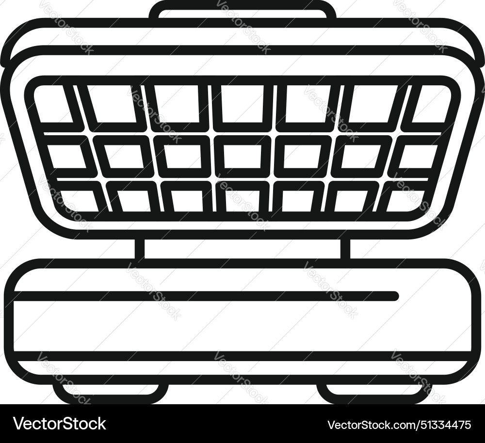 Black and white line art of solar panel Royalty Free Vector