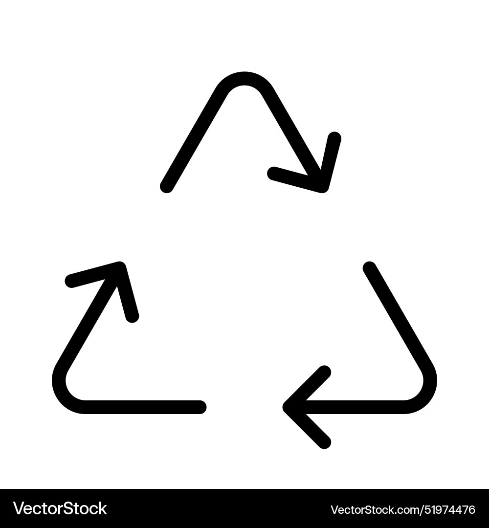 Arrow icon in thin line style graphic design Vector Image