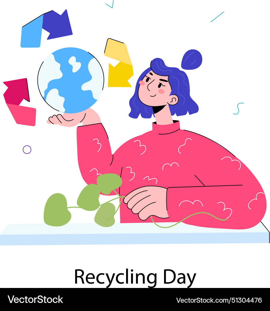Cleaning earth Royalty Free Vector Image - VectorStock