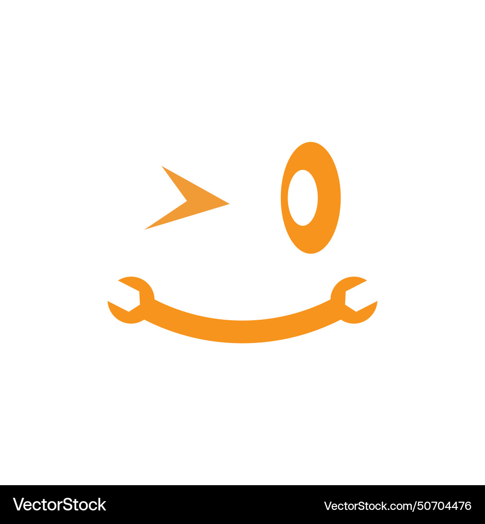 Wrench design Royalty Free Vector Image - VectorStock