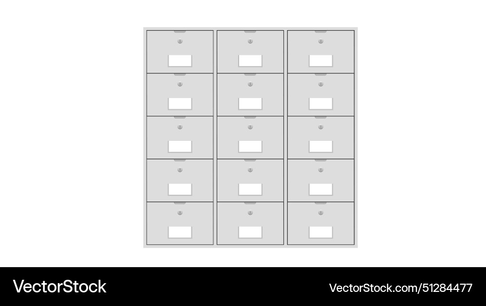 White locker on the background Royalty Free Vector Image