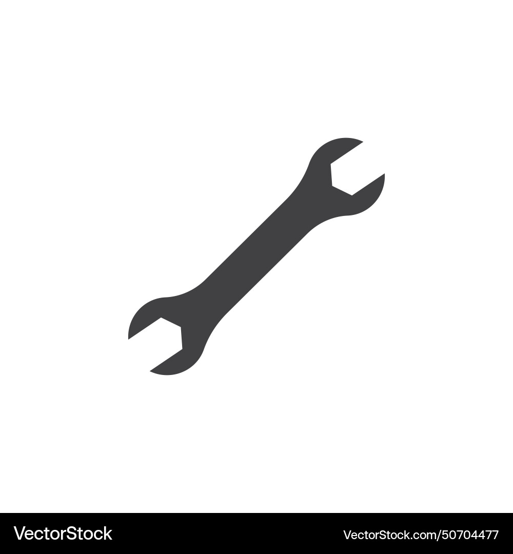Wrench design Royalty Free Vector Image - VectorStock