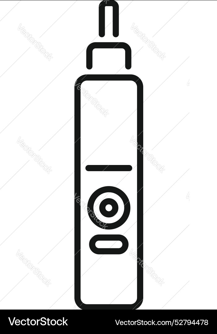Electronic cigarette device for producing inhaled Vector Image