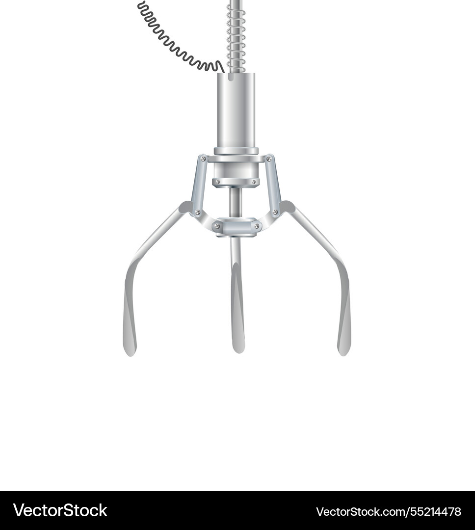 Gripper arm slot machine elevator Royalty Free Vector Image