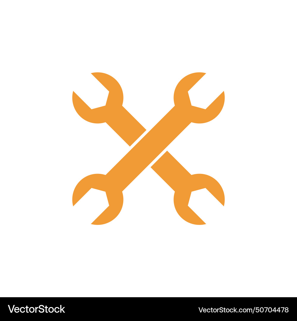 Wrench design Royalty Free Vector Image - VectorStock