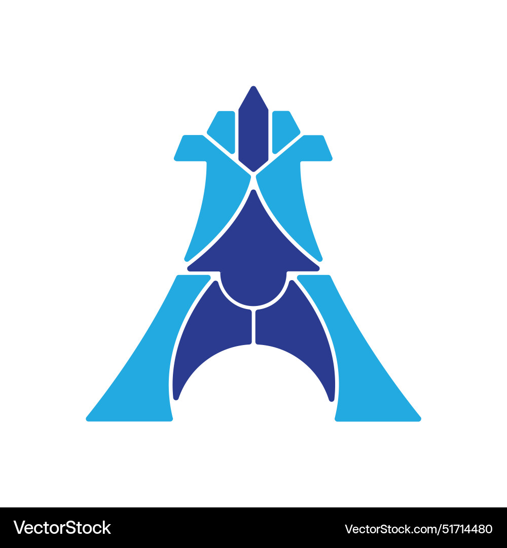 Eiffel tower logo Royalty Free Vector Image - VectorStock